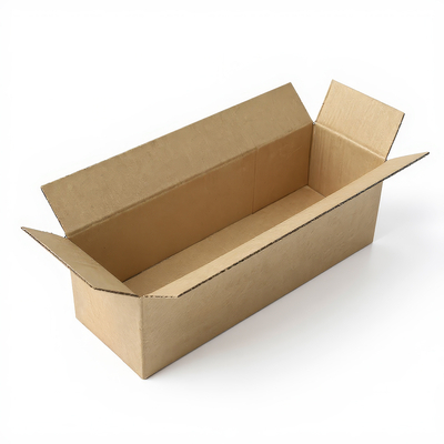 Caisse carton longue ouverture grand côté double cannelure 1300 x 200 x ...