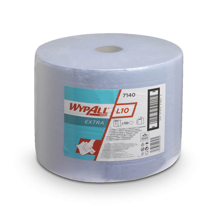 Bobine d’essuyage bleu Wypall L10 | Antalis FR