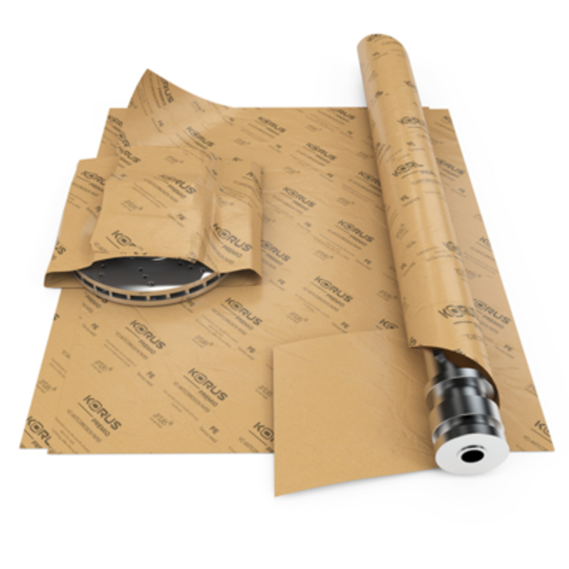Papier anti-corrosion, KORUS PREMIO, rouleau, MM 90 P, acier, cuivre ...